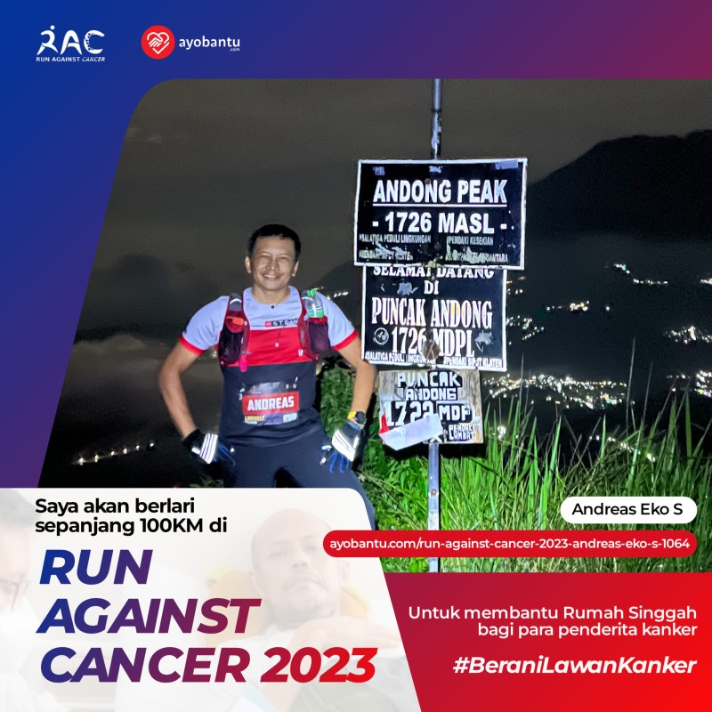 Run Against Cancer 2023 - Andreas Eko