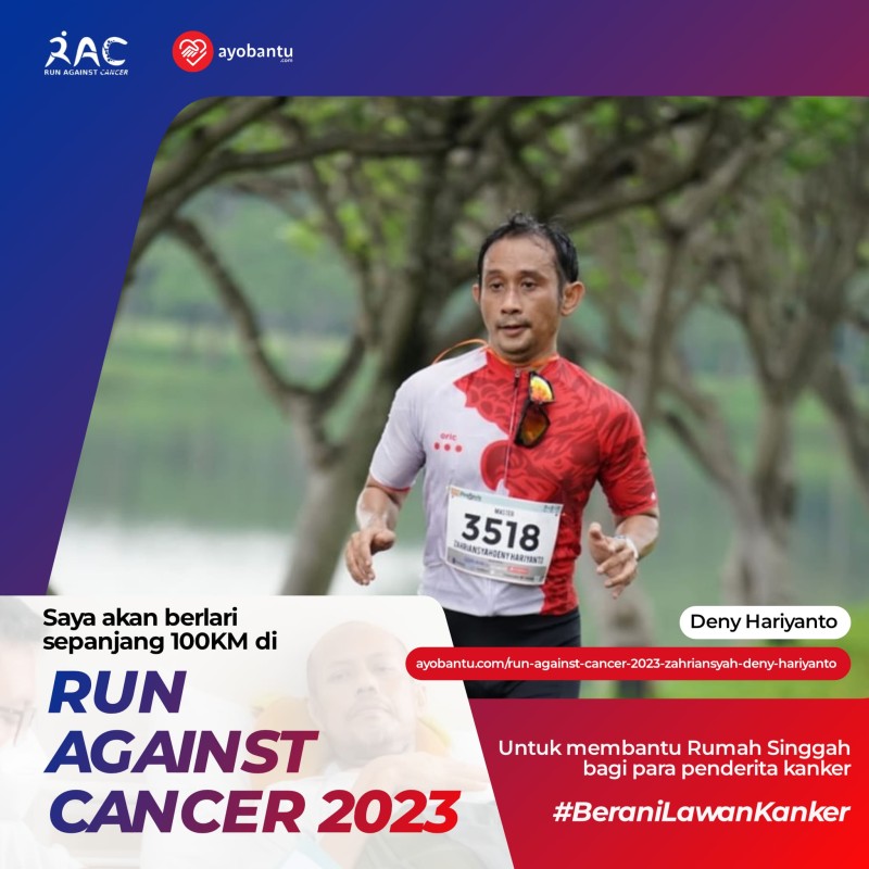 Run Against Cancer 2023 - Zahriansyah Deny Hariyanto