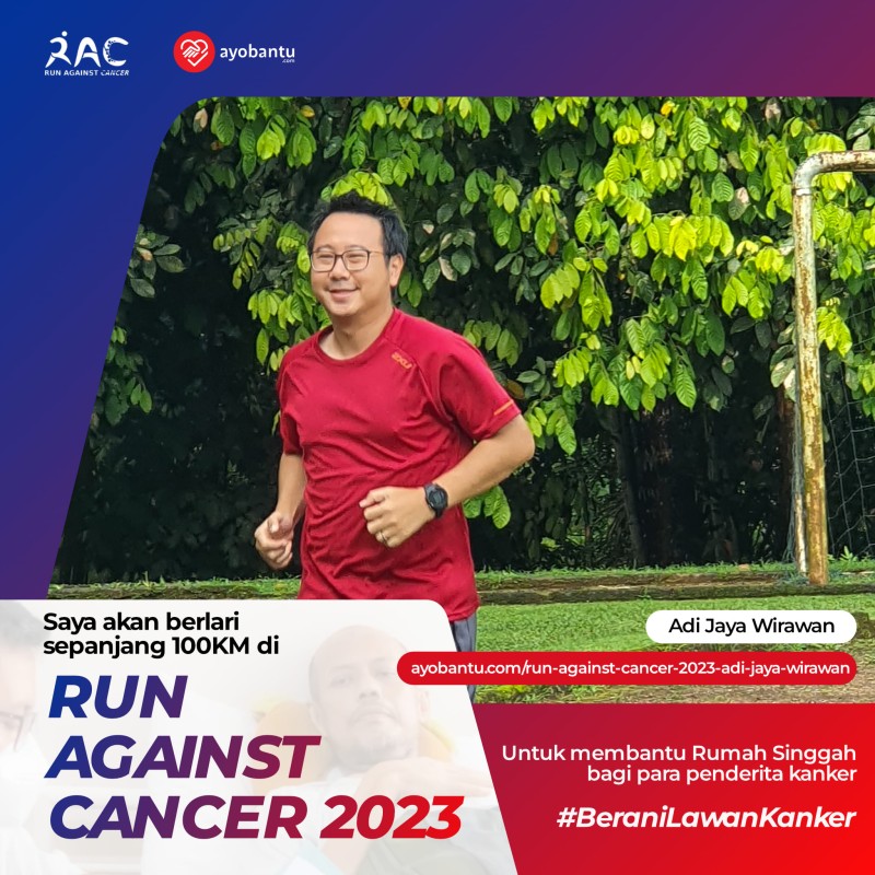 Run Against Cancer 2023 - Adi Jaya Wirawan