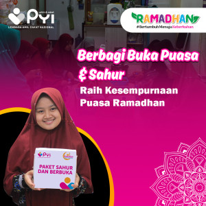 Berbagi Buka Puasa dan Sahur Untuk Yatim Dhuafa