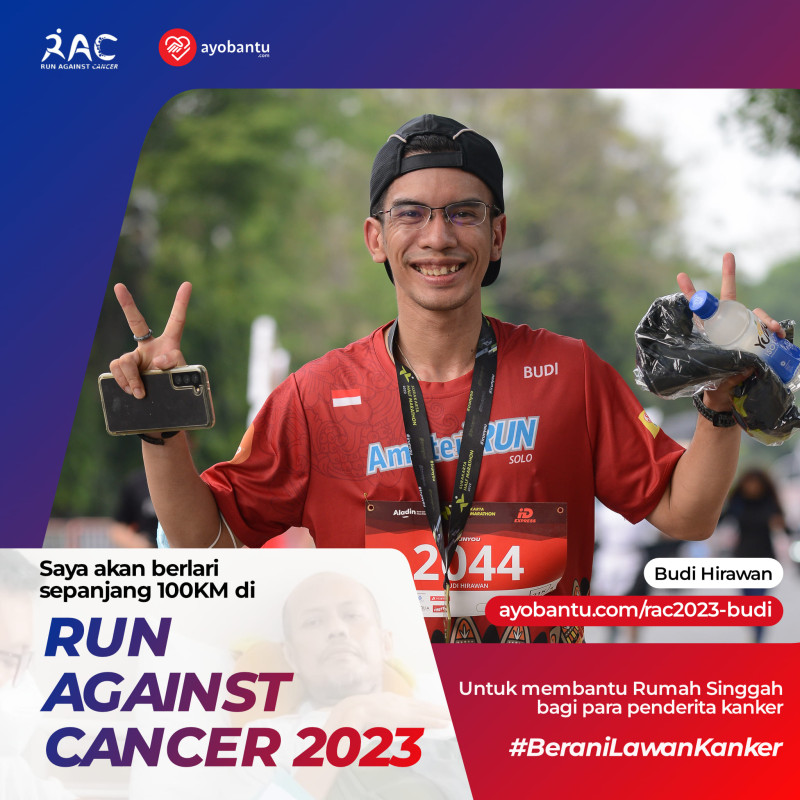 Run Against Cancer 2023 - Budi Hirawan