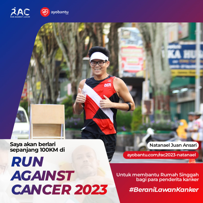 Run Against Cancer 2023 - Natanael Juan Ansari