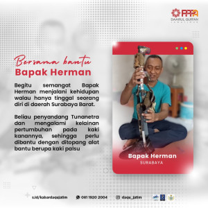 Bantu Kaki Palsu Harapan Pak Herman
