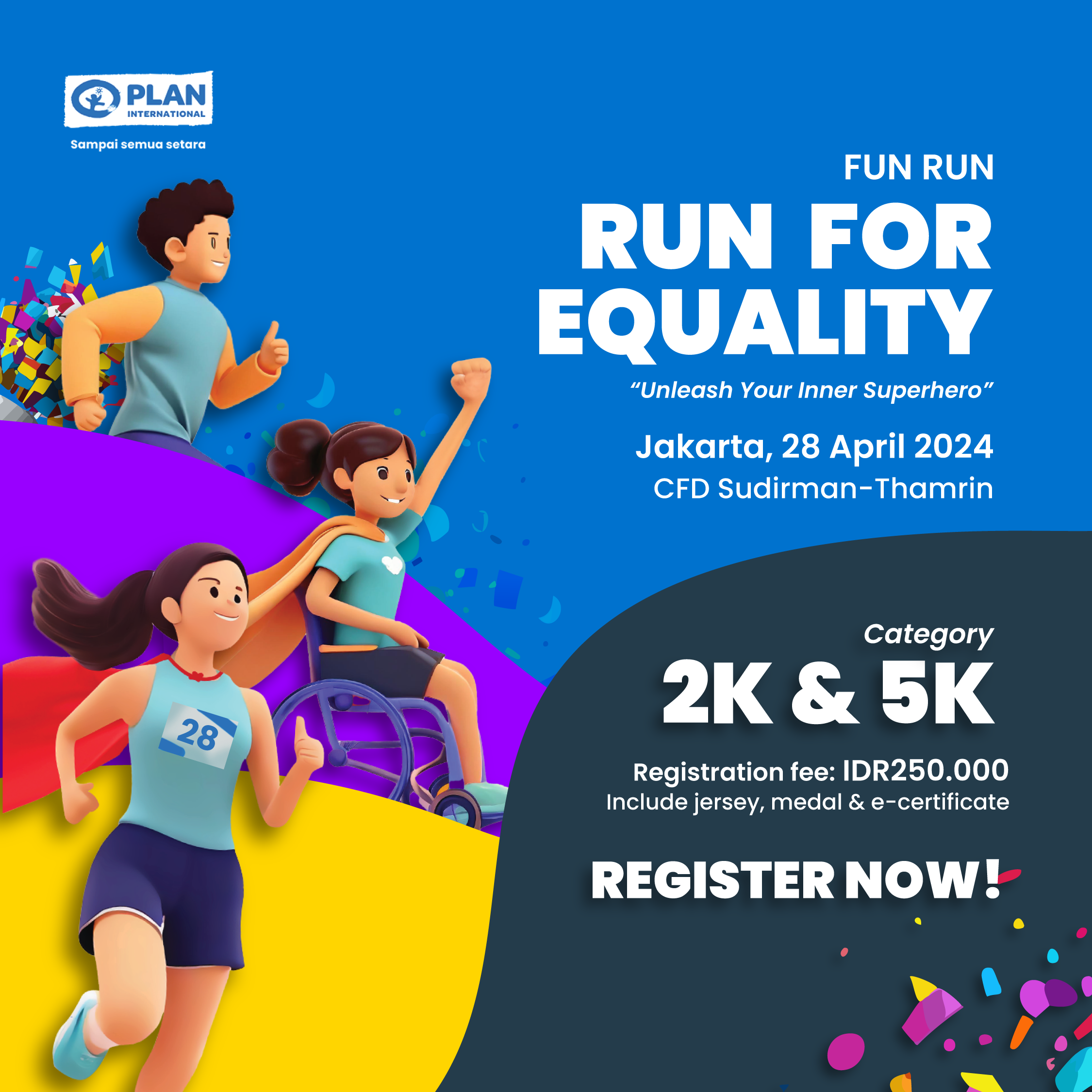 Run for Equality - Event Ayobantu.com